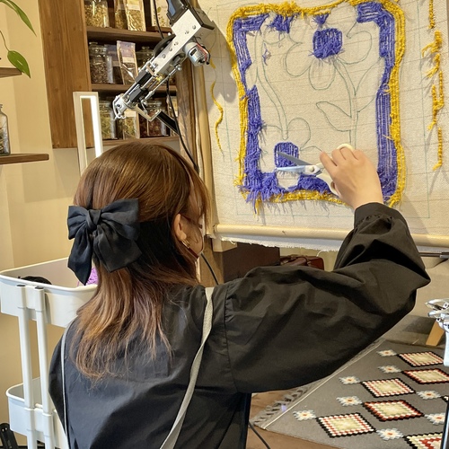 タフティング,tufting,京都,京都体験,ラグ,手作り,体験,カップル,夫婦,記念,下鴨神社,京都タフティング | Coubic